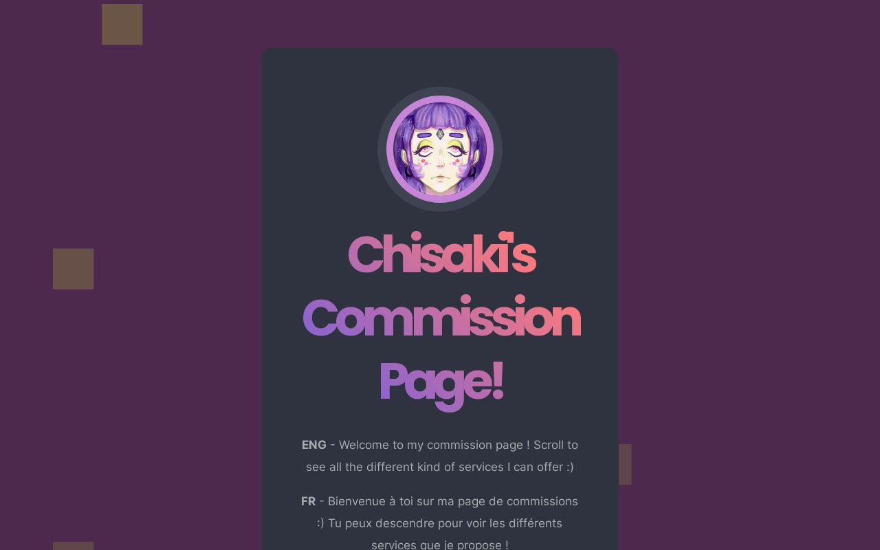 Chisaki | Commission Page